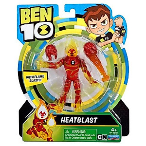 Ben 10 Heatblast Action Figure with Flame Blasts!