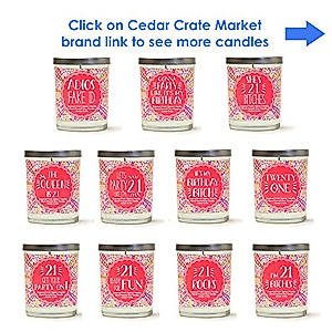 Adios Fake ID Scented Candle - 21st Birthday Gifts for Her, Finally Legal, R.I.P Fake ID, 21st Birthday Candles Gift idea for Women, Happy 21st Birthday for Women, Funny Birthday Gift Ideas
