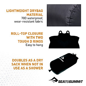 Sea to Summit Lightweight Pocket Shower for Camping and Travel