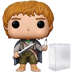 Funko POP Lord of The Rings - Samwise Gamgee Pop Vinyl Figure (Bundled with Compatible Pop Box Protector Case), Multicolored, 3.75 inches