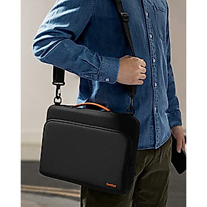 tomtoc 360 Protective Laptop Shoulder Bag for 16-inch MacBook Pro M2/M1 Pro/Max A2780 A2485 A2141 2023-2019, 15-inch MacBook Air M2/A2941 2023 with a Hard Cover, Water-Resistant Laptop Accessory Case