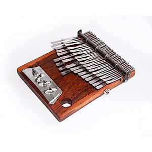 37 Key Shona Njari ELECTRIC Mbira - Triple Sensor Pickup - Finger Piano Kalimba Handmade in Zimbabwe