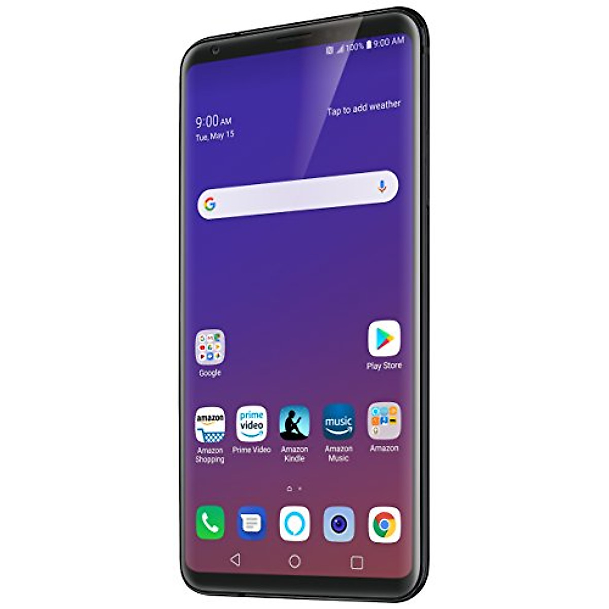 LG V35 ThinQ with Alexa Hands-Free – Prime Exclusive Phone – Unlocked – 64 GB – Aurora Black