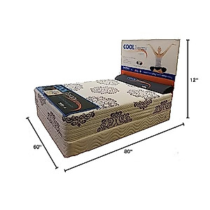 Malibu 12" Cool Gel Memory Foam Mattress