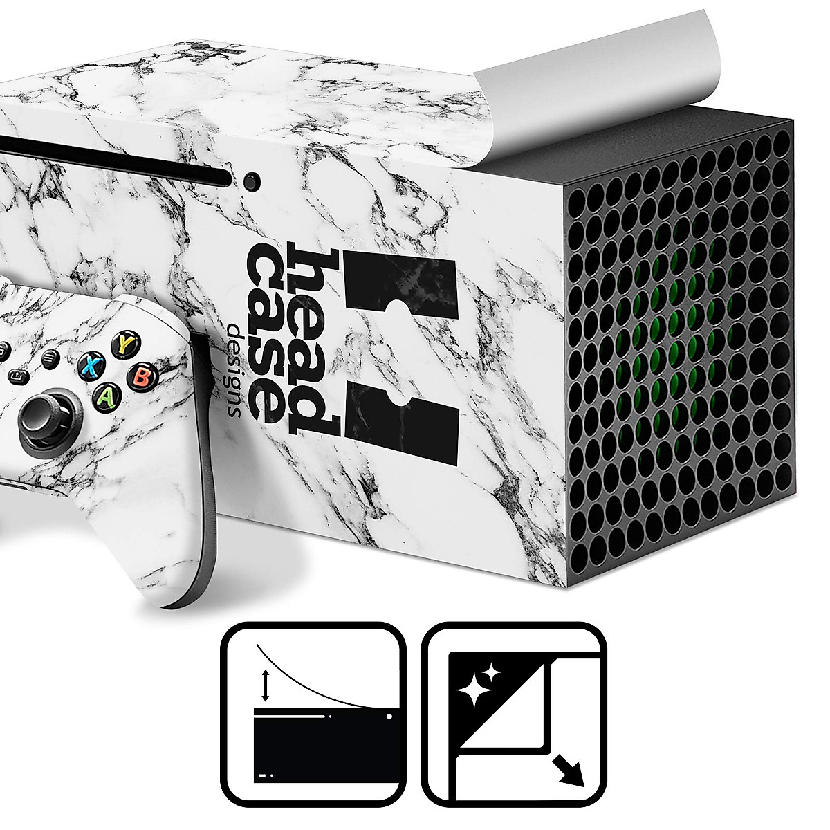 Head Case Designs Officially Licensed Assassin's Creed Dual Axes Valhalla Key Art Matte Vinyl Sticker Gaming Skin Decal Cover Compatible With Xbox One X Console and Controller Bundle