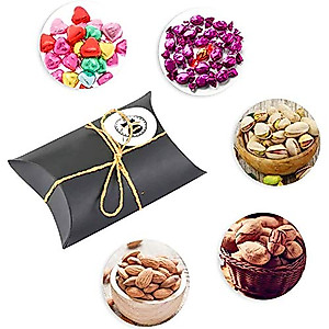 ccHuDE 100 Pcs Pillow Box Candy Gift Box for Wedding Birthday and Christmas