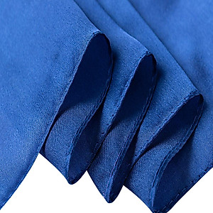 CYZLANN Women's Scarves 100% Silk Long Lightweight Scarfs for women（blue lake blue）