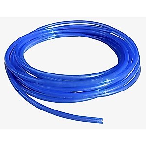 Maple Syrup Tree Tapping Tubing Line – 50 FEET - 5/16 inch Vacuum Line Hose – Can use with Drop Line Tubes Set-up – Semi Stiff Blue – 15 Year (50 Foot Length)