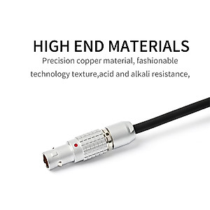 ZITAY RS2 RS3 to 2Pin Male Power Cable for Cameras Wireless Video Transmission Systems Power Supply