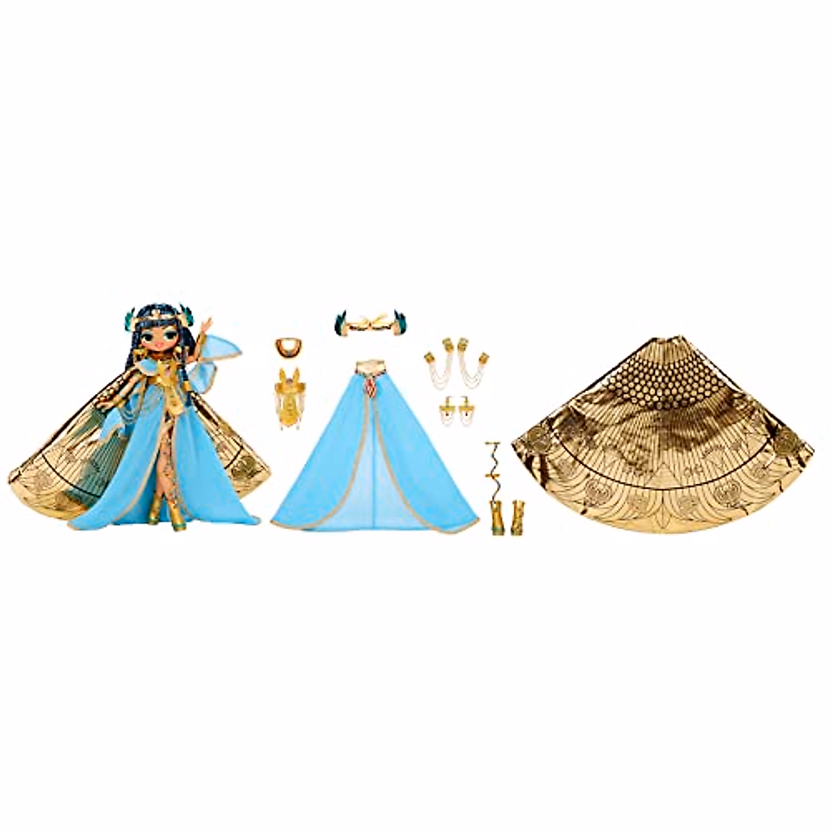 LOL Surprise OMG Fierce Collector Cleopatra Fashion Doll- Limited Edition 11.5" Premium Collector Doll with Luxe Blue & Gold Royal Outfit Accessories, Holiday Toy, Great Gift for Ages 4 5 6+ Years Old