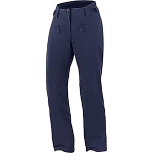 Salomon Women's Petite Snow Rebel Pants, Night Sky, Small Short
