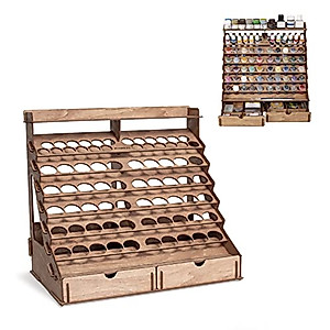 1 x Modular 74 holes + 1 x Wall Vallejo 72 holes Paint Rack Organizer