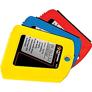 Performance Tool W9166 3-in-1 Ice Scraper with Low Profile Design and High Impact ABS Construction - Ideal for Breaking, Scraping, and Wiping Ice