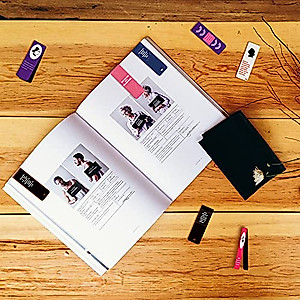 30 Pieces Ruth Bader Ginsburg Magnetic Bookmarks Encouraging Quotes Motivational RBG Bookmarks for Women Positive Magnetic Page Clips for Book Lover Lawyer Judge Feminist Gifts (Magnetic)