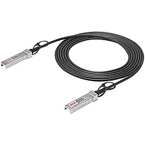 6COM 10G SFP+ DAC Cable, 3 M (10ft) Passive Twinax Cable, Direct Attach Copper, SFP+ to SFP+, 10GBASE-CU Cable for Cisco, Ubiquiti, D-Link, Supermicro, Netgear, 3 Meter