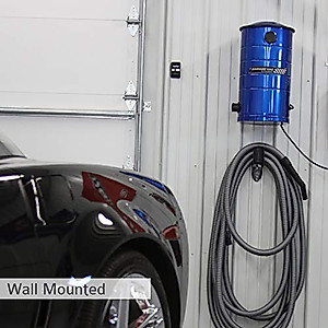 VacuMaid GV50BPRO Professional Wall Mounted Garage and Car Vacuum with 50 ft. Hose and Tools