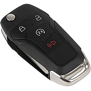 ANGLEWIDE Car Key Fob Keyless Entry Remote Replacement for 2015-2020 for f-ord for F-150 for F-250 for F-350 SUPER DUTY (FCC: N5F-A08TDA) Black 1 pad
