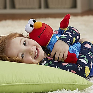 Sesame Street Lullaby & Goodnight Elmo Plush Toy, Singing and Talking Elmo Stuffed Animal for Toddlers and Preschoolers 18 Months and Up