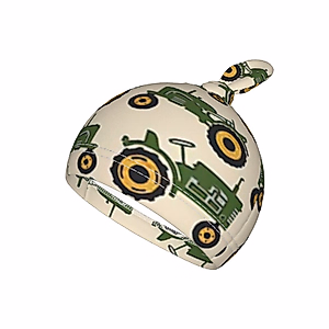 XIAOMAO Tractor Car Baby Swaddle Cocoon Sack,The Simple Swaddle with Beanie Set ,Soft Stretchy Comfortable Receiving Blanket for Infants & Newborns 0-6 Months, One Size