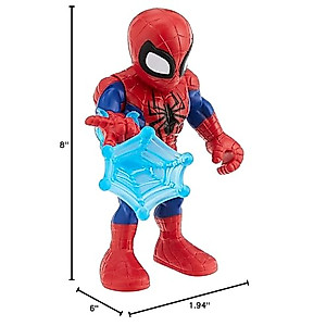 Playskool Heroes Marvel Super Hero Adventures Collectible 5-Inch Spider-Man Action Figure with Web Accessory, Toys for Kids Ages 3 and Up