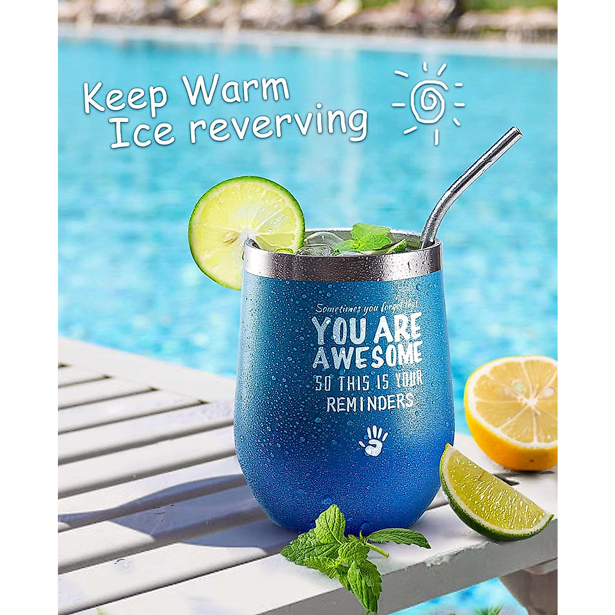 ODHEML Mint Julep Cups Birthday Gifts for Women, Mother's Day Gifts for Mom, Valentines Day, Christmas