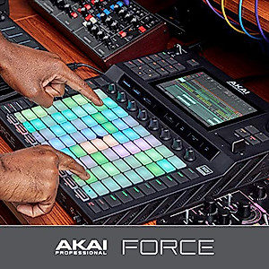 AKAI Professional FORCE – Standalone Music Production, MIDI Sequencer and DJ System with Synth Engines, MPC Sampling and Ableton Style Clip Launching