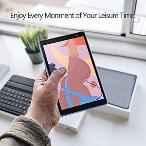 7 inch Tablet Android Oreo Go Tablet PC with 32 GB ROM Storage, Quad Core Processor, HD IPS Display, Dual Cameras, WiFi, Bluetooth - Android Tablet （Blue）