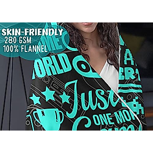 InnoBeta Gaming Gifts, Gifts for Gamers, Gaming, Boys, Men, I Can't Hear You, I'm Gaming, Level Up, Bed Flannel Plush Blankets Throws 50x65 Inches