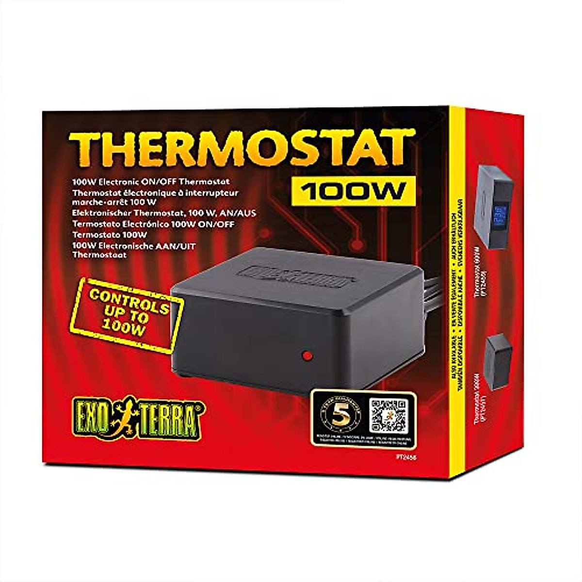 Hagen Exo-Terra Electronic ON/Off Thermostat, 100 Watt