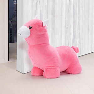 SWISSELITE Cute Decorative Weighted Door Stopper for Home and Office Compact Animals Décor Door Stopper with Soft Fabric