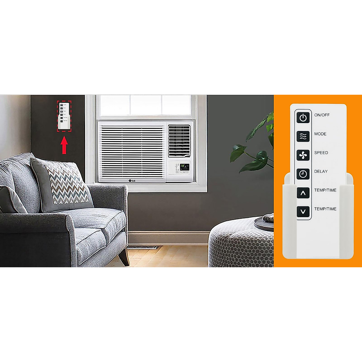 Remote Control for GE AHH18DQT1 AHH24DQH1 0010401358C WJ26X10362 AHH06LQW1 AHH08LQW1 AHH10APW1 AHH10AQ AHH10AQW1 Air Conditioner