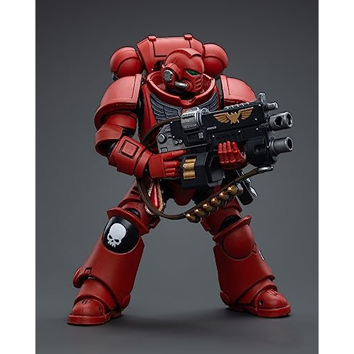 Pipigirl JoyToy Warhammer 40K Space Marine Genuine License 1/18 Soldier, 4inch Models Space Marines Action Figures Kits (Blood Angels Intercessors)
