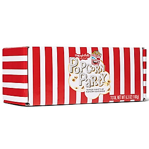 Thoughtfully Gourmet Popcorn Seasoning Sampler Kit, 10 Flavors - Kettle Corn, Garlic Parmesan, Bacon Cheddar, Caramel, Butter and More