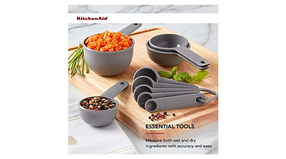 KitchenAid 9-Piece Measuring Set for Precise Cooking & Baking