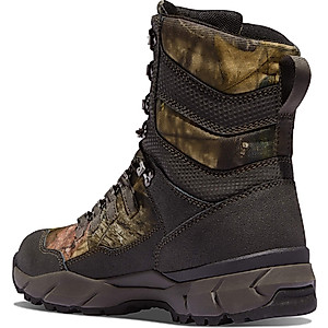 Danner Vital 8” Waterproof Hunting Boots for Men Insulated with 400g Thinsulate Ultra, Leather & Textile Upper, Comfort Footbed & Traction Outsole, Mossy Oak Break-Up Country - 9 D