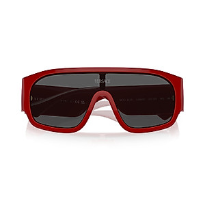 Versace Woman Sunglasses Red Frame, Dark Grey Lenses, 0MM