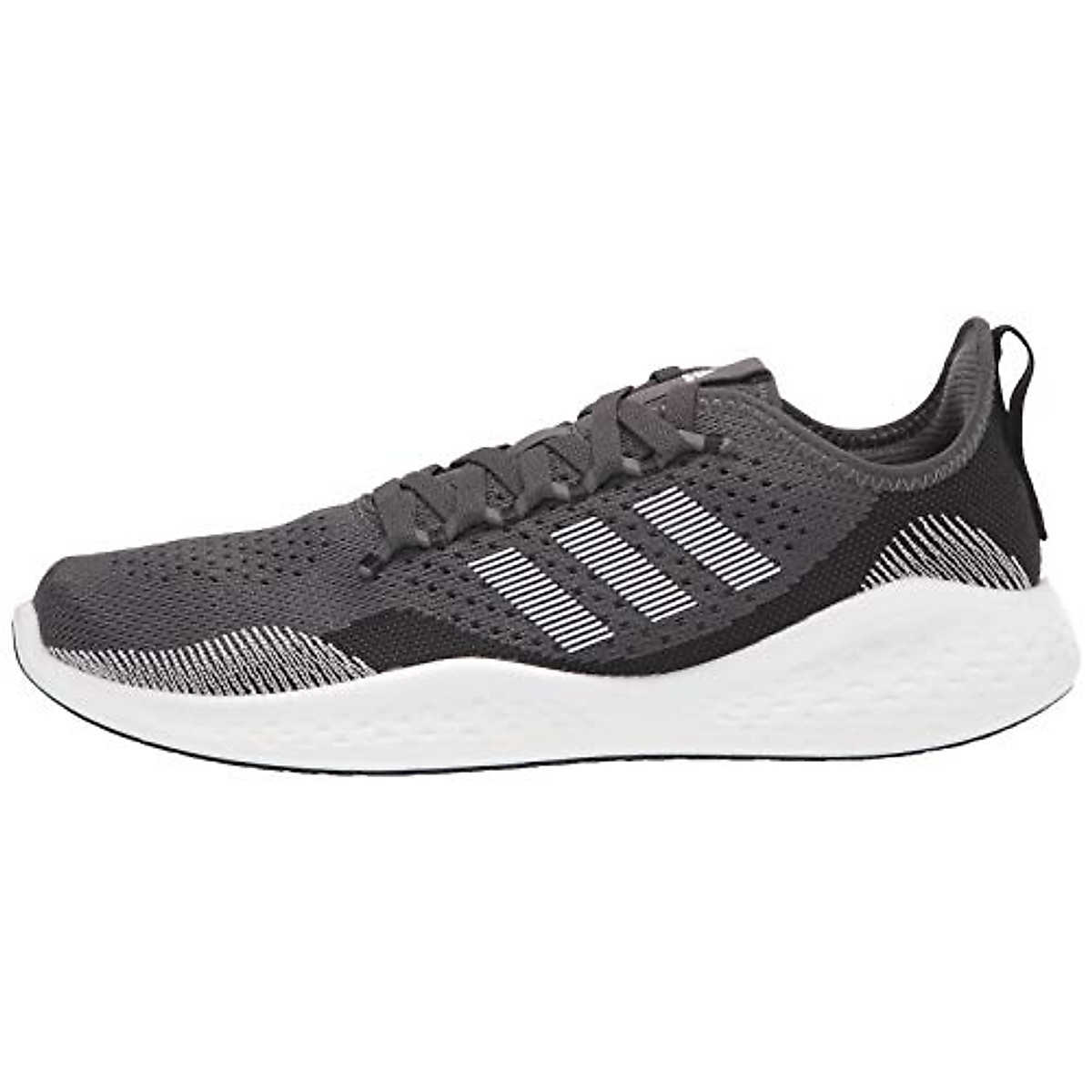 adidas Men's Fluidflow 2.0 Running Shoe, Core Black/FTWR White/Grey Six, 13