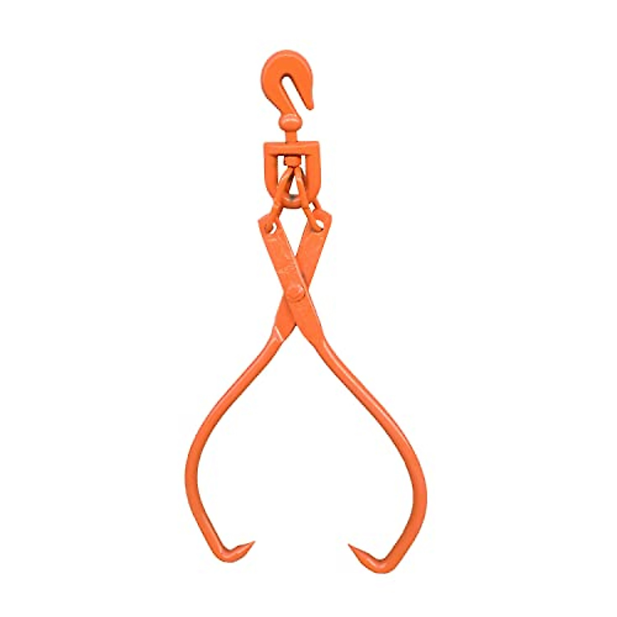 OAOLOWF Skidding Tongs Log Lifting/Swivel Dragging Steel Tongs Log Lifting, Handling, Dragging & Carrying Tool / 18inch Jaw Opening (18"-Swivel)