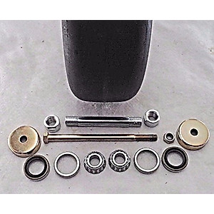 2 Pack 13x5x6 White No Flat Front Solid Tire Puncture Proof Fits Exmark Fits Toro mowers Matching The Following part Numbers 109-126 - 103-351 - 126-5360 1-633582 1-633002