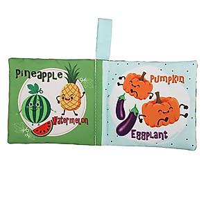 Baby Books Toys Gifts, Touch and Feel Cloth Crinkle Books for Babies,Infant Toddler Baby 0-3-6-12-18 Months,Early Learning Toys 6 to 12 Months 1-2 Years Old,Christmas Shower Gift for Boys Girls,6 PCS