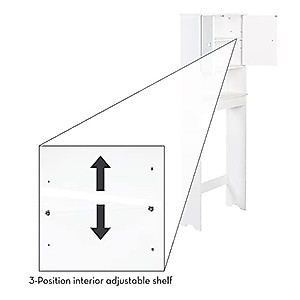 RiverRidge Medford Two Door, White Spacesaver, One Size