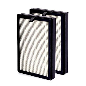 Nuwave Replacement HEPA/Carbon Filter 2-Pack for NuWave OxyPure Portable Air Purifier for Large Room and Home