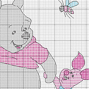 Dimensions 70-35357 Disney Winnie The Pooh Birth Record Counted Cross Stitch Kit, Winnie The Pooh Cross Stitch, 8" x 10"