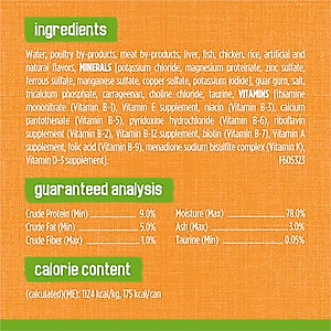 Purina Friskies Wet Cat Food Pate, Liver and Chicken Dinner - (Pack of 24) 5.5 oz. Cans