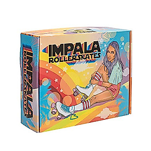 Impala Rollerskates Impala Quad Skate (Big Kid/Adult) Black 8 (US Men's 6, Women's 8) M