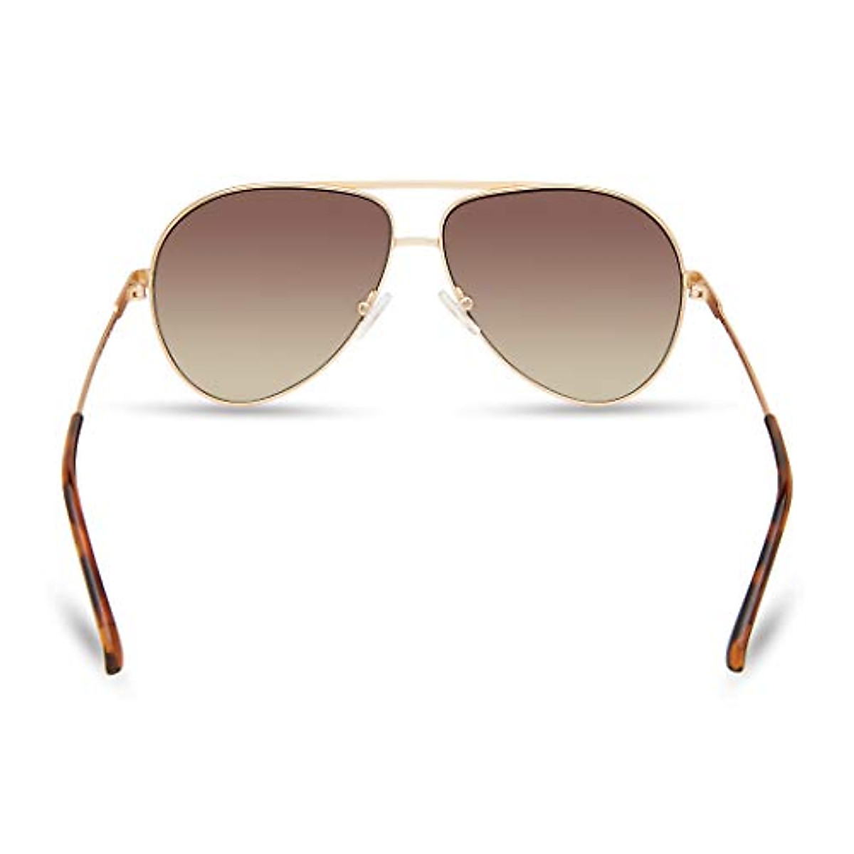 GUESS Men's Classic Aviator Pilot Sunglasses, Gold, 61mm