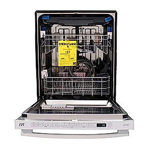 SD-6502W: Energy Star 24″ Built-In Stainless Steel Tall Tub Dishwasher w/Smart Wash System & Heated Drying – White