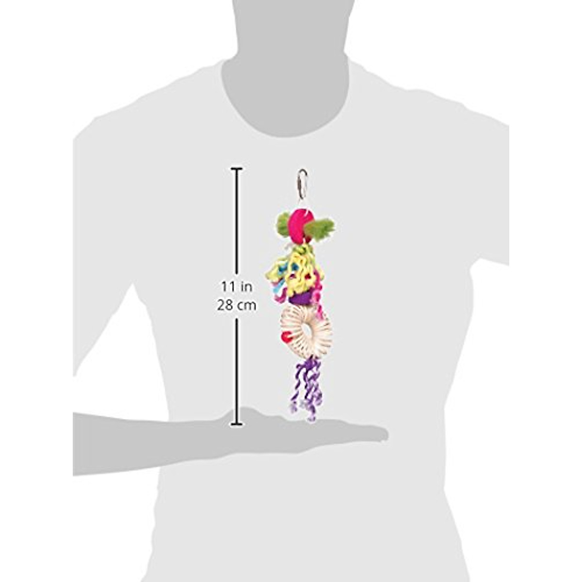 Prevue Hendryx Stick Staxs Spindles in Spokes Bird Toy