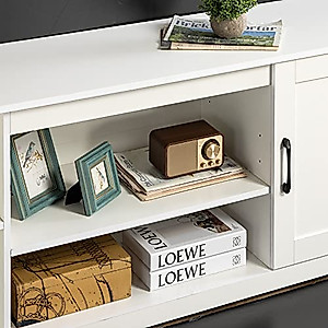 Zinus Bennett TV Stand, White