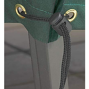 Plow & Hearth Rocking Chair Outdoor Patio Furniture Cover Waterproof | Green | 26-3/4' Inches Long x 31-1/2' Inches Wide x 44 Inches Tall